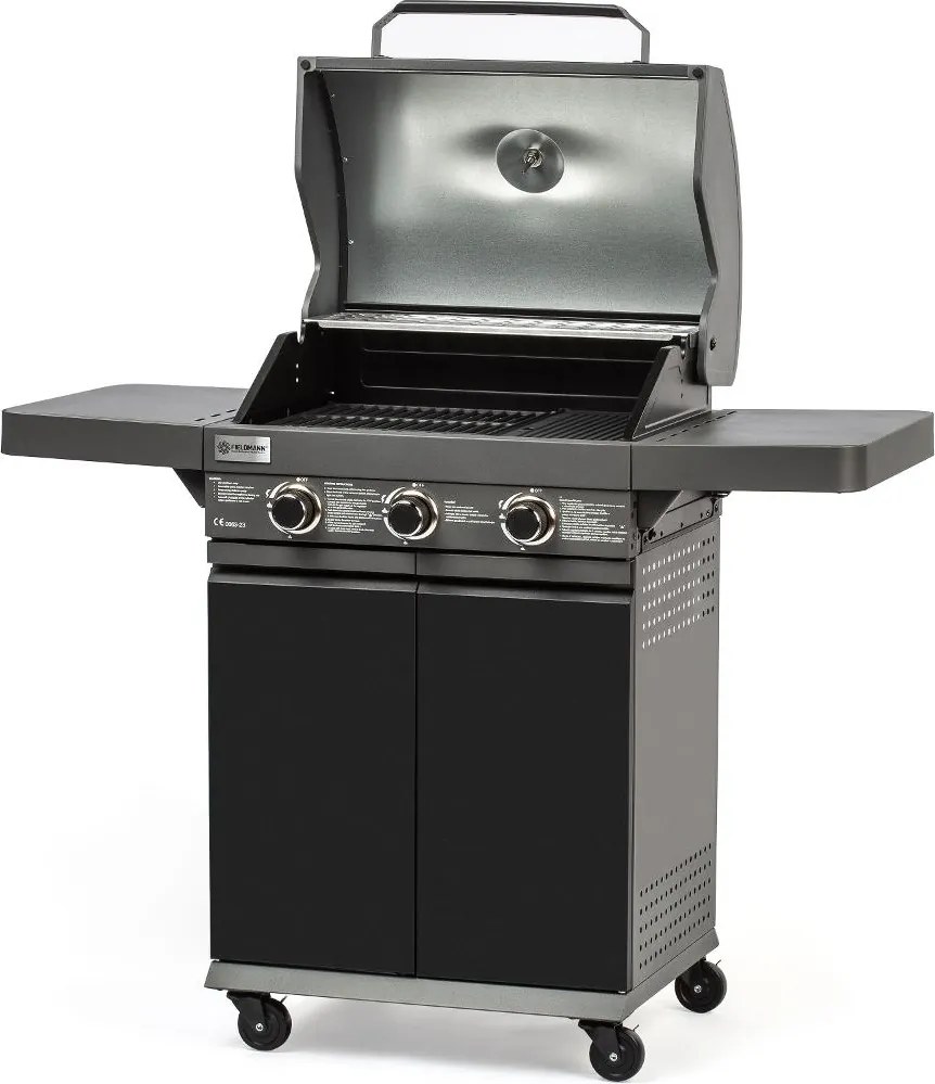 Fieldmann FZG 3006 - plynový gril, 3 hořáky