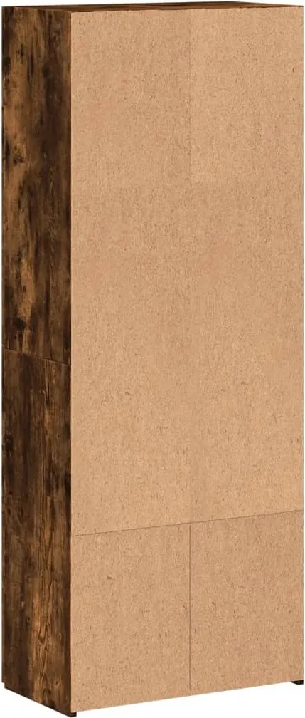 Kartotéka kouřový dub 60 x 32 x 153 cm kompozitní dřevo 3276648