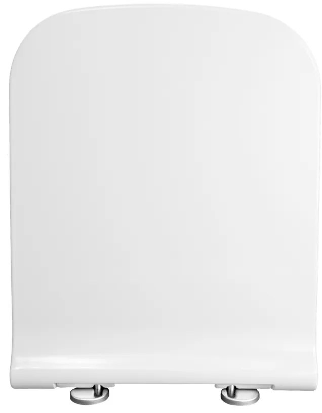 Gamma Erga Viana, toaletní WC sedátko 418(467)x444mm z duroplastu s pomalým zavíráním, bílá, ERG-GAM-D6