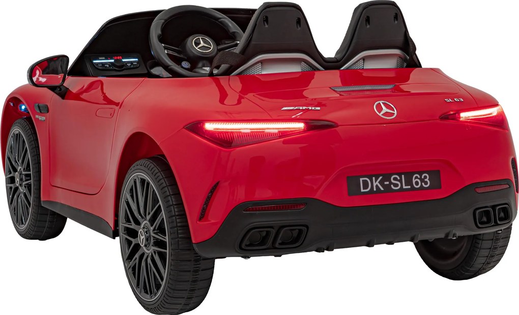 Ramiz Dětské elektrické auto Mercedes Benz AMG SL63 Červené