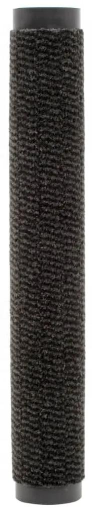 vidaXL Protiprachové rohožky 2 ks obdélník všívané 80 x 120 cm černé