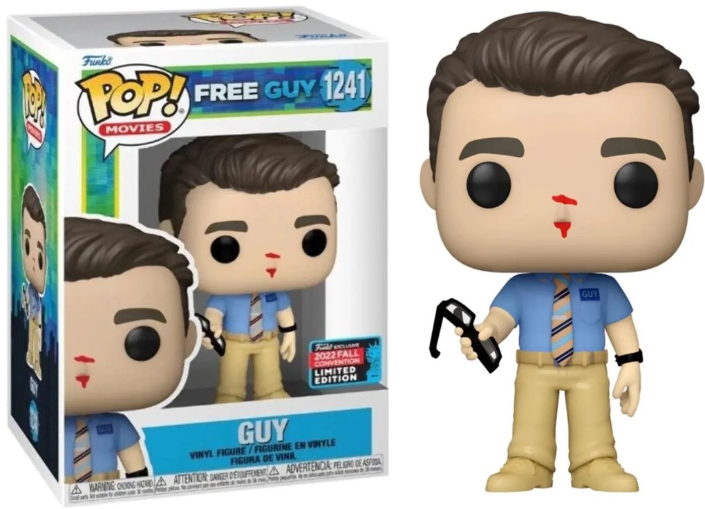 Funko funko pop guy (free guy) limited edition