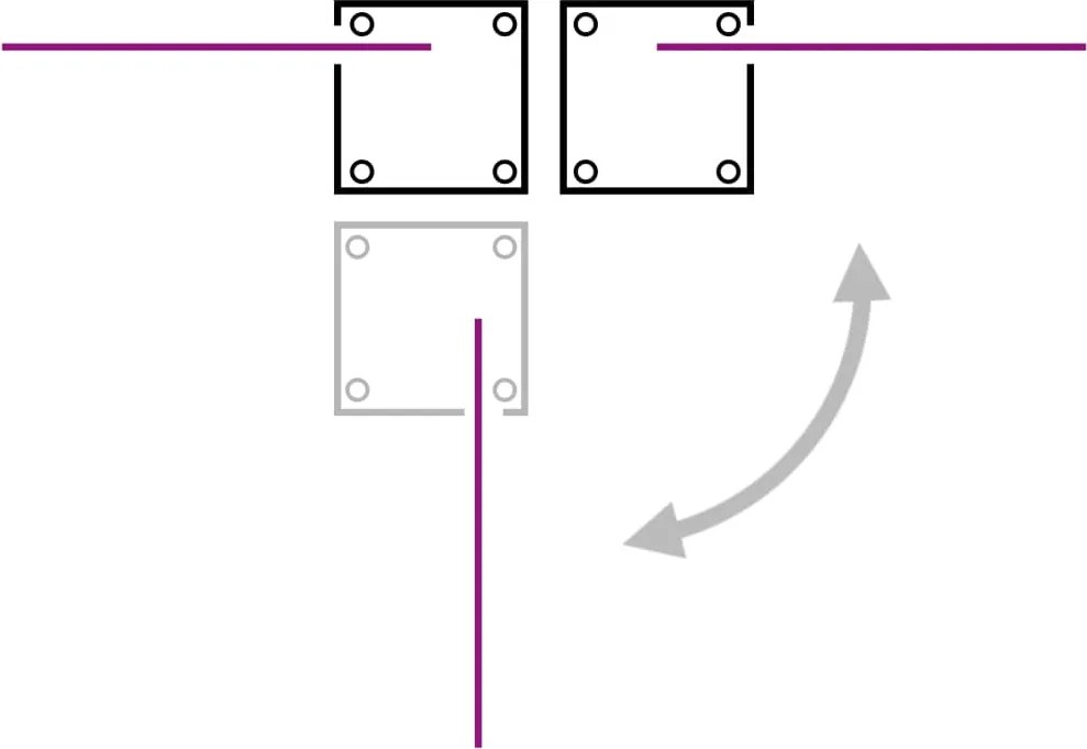 vidaXL Marketos Oboustranná zatahovací boční markýza 170 x 600 cm antracitová