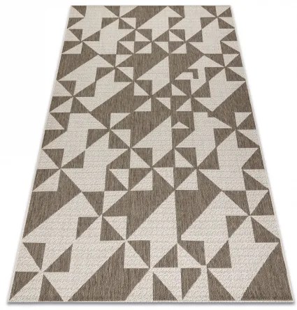 koberec SIZAL FLOORLUX 20489 šampaňské / taupe TROJÚHELNÍK velikost 200x290 cm | krásné koberce cz