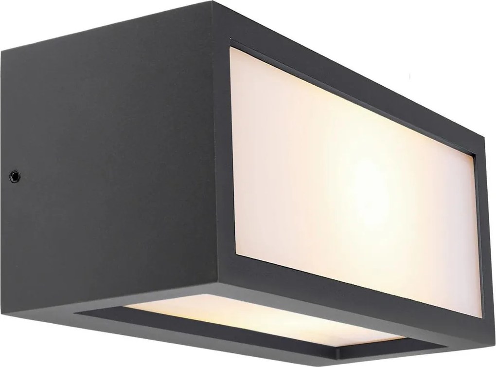IMPR 731227 Deko-Light venkovní nástěnné přisazené svítidlo Rilongo offen Up and Down, 1x max. 15 W E27, tmavěšedá - DEKOLIGHT