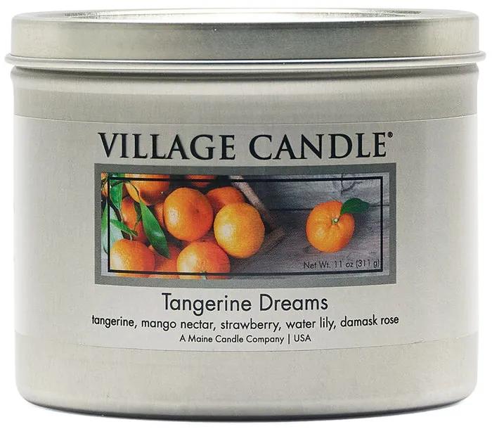 VILLAGE CANDLE Vonná svíčka - Mandarinkové sny, malá