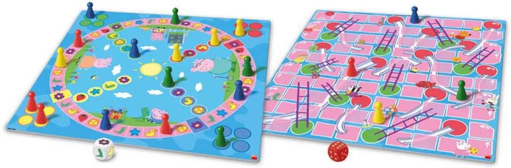 DINO Hra 2v1 Peppa Pig Člověče, nezlob se! + Žebříky a skluzavky *SPOLEČENSKÉ HRY* dn623903