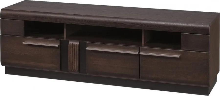 Casarredo - Komfort nábytek Televizní stolek PORTI P-25 dub čokoládový