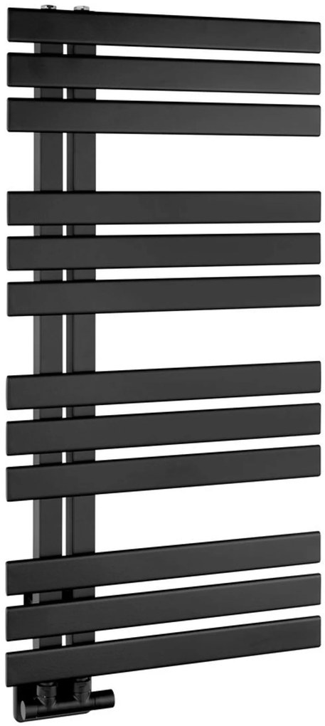 Sapho Silvana - Topné těleso, 50x97 cm, 395 W, matná černá IR164B
