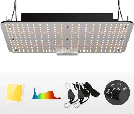 LED pěstební světlo, 150 W plnospektrální stmívatelné