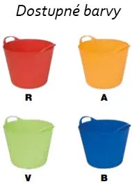 ARTPLAST Koš FLEXBAG L 42l - oranžový