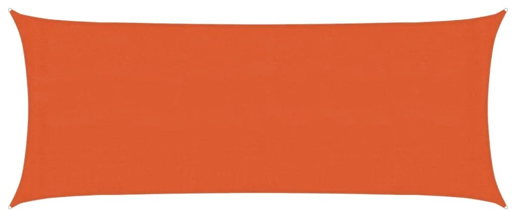 Stínící plachta 160 g/m² oranžová 2 x 5 m HDPE 311671