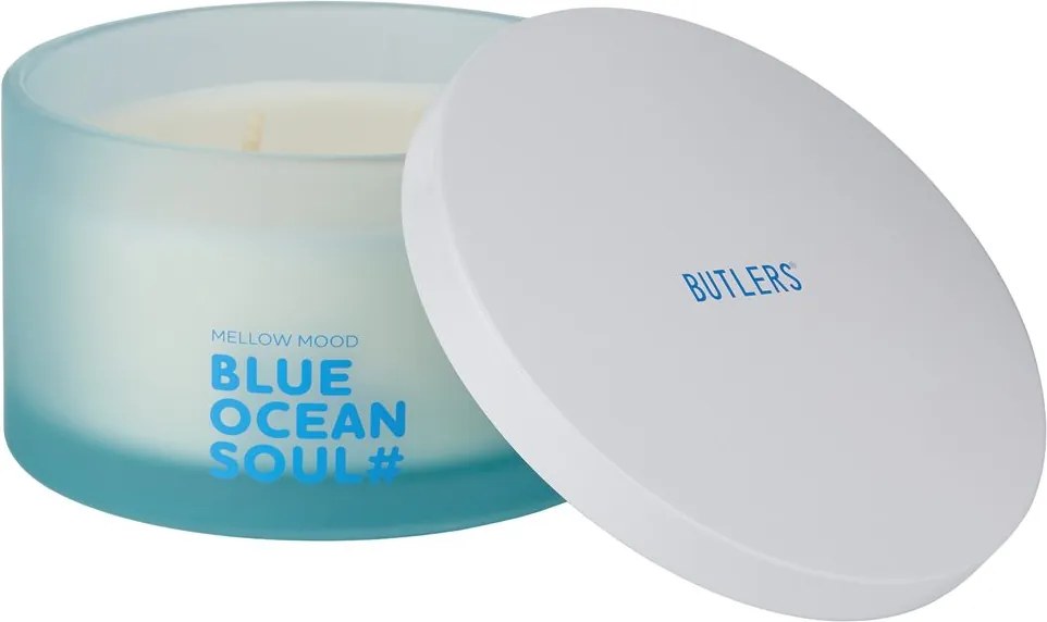 Butlers MELLOW MOOD Vonná svíčka Blue Ocean Soul