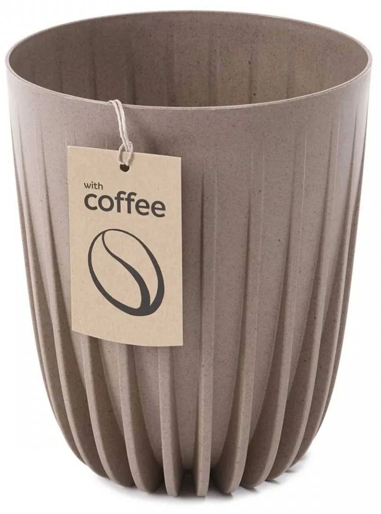 Květináč STRIPPED ECO I 39 cm latte