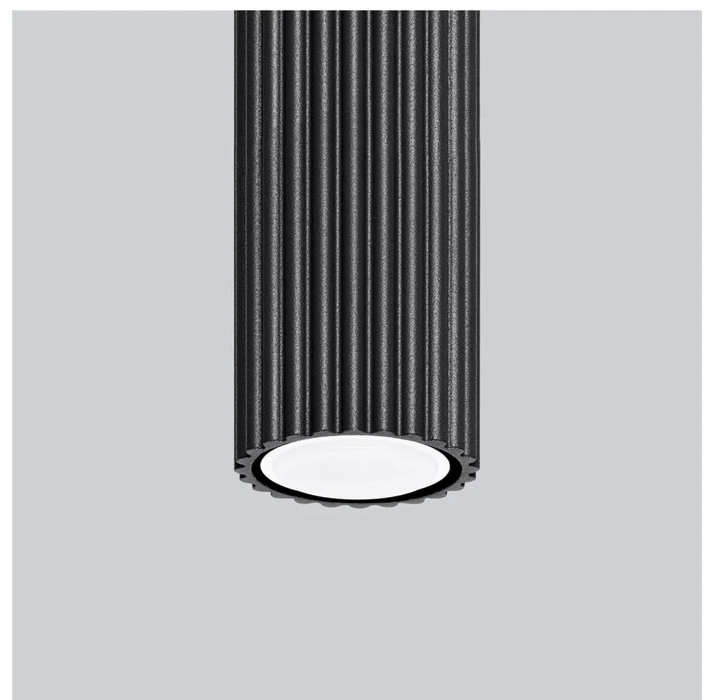 Černé bodové svítidlo Gleam – Sollux