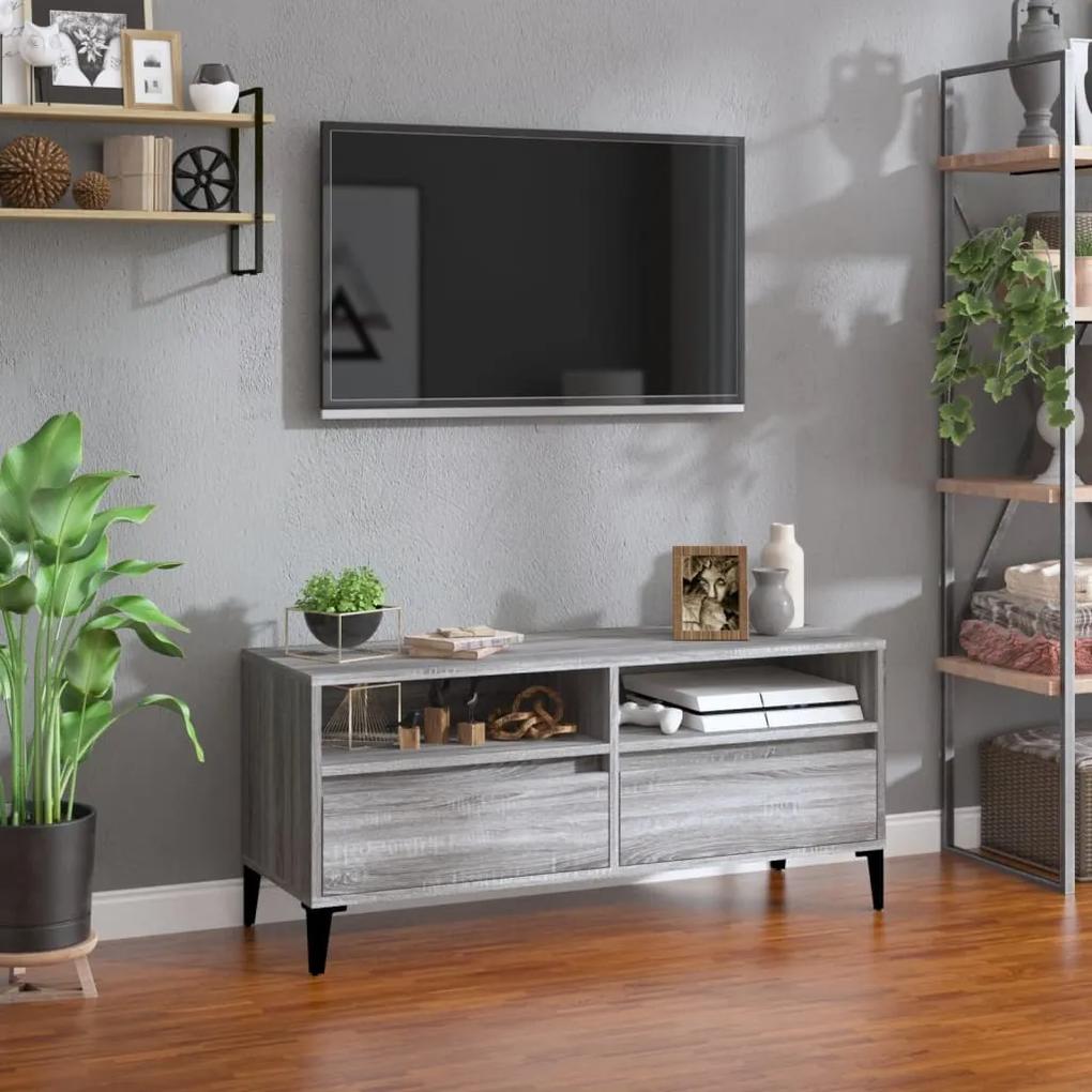 vidaXL TV skříňka 100 x 34,5 x 44,5 cm kompozitní dřevo [831901] Barva: Černá
