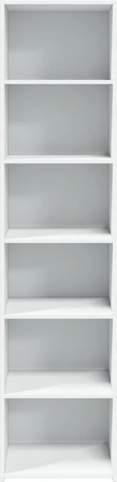 Skříň highboard bílá 45 x 41 x 185 cm kompozitní dřevo 3281673