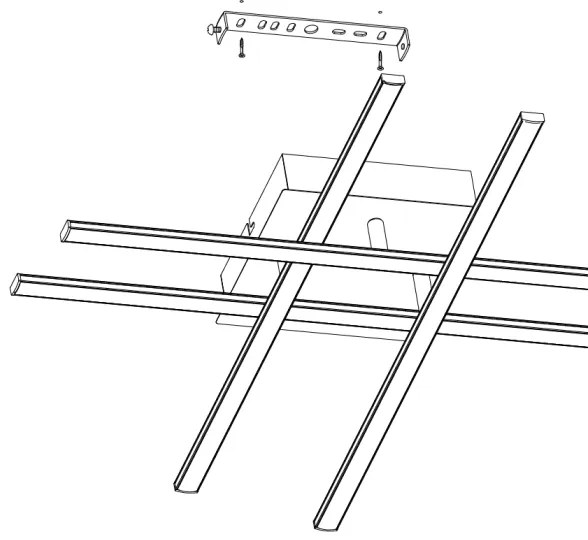 Eglo 95568 - LED stropní svítidlo LASANA 1 LED/24W/230V