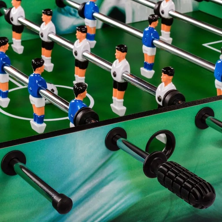 GamesPlanet® Stolní fotbálek Glasgow, 121x101x79 cm, potisk