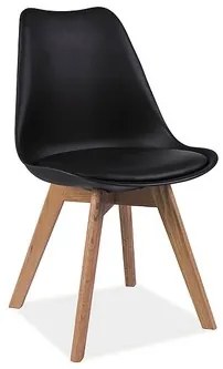 Jídelní židle KRIS buk/černá