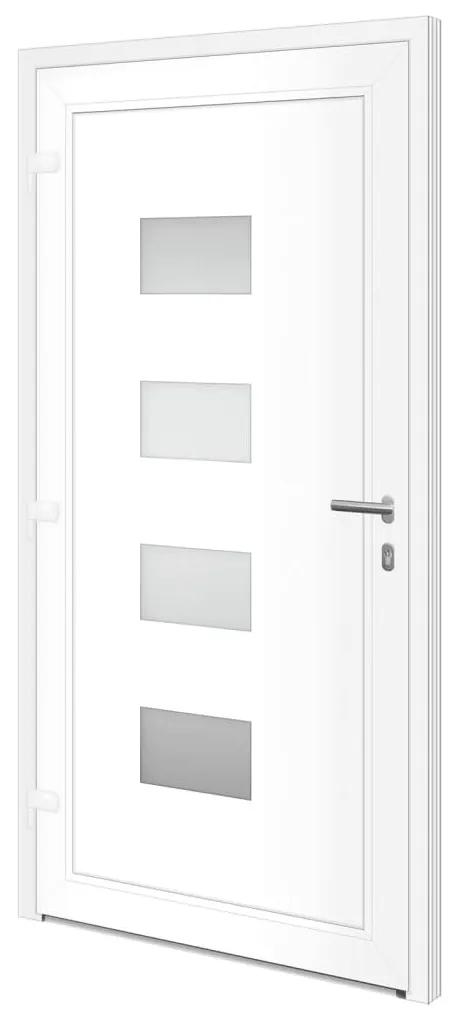 Vchodové dveře antracitové 110 x 210 cm hliník a PVC,  3157073