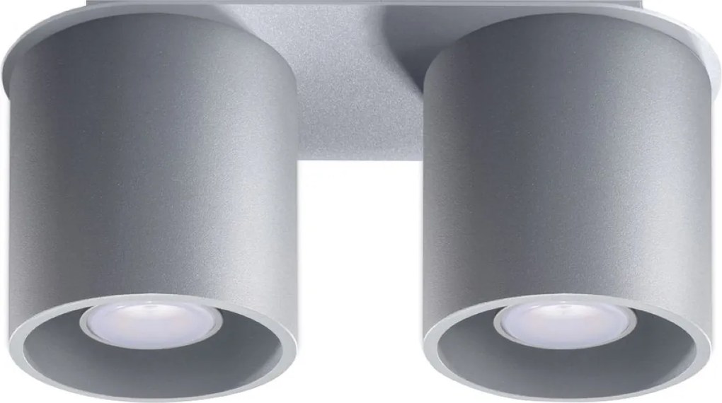 Sollux Lighting Stropní svítidlo ORBIS 2 šedé