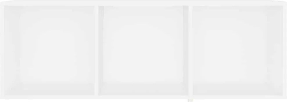 TV skříňky 2 ks bílé 107 x 35 x 37 cm dřevotříska 3079934