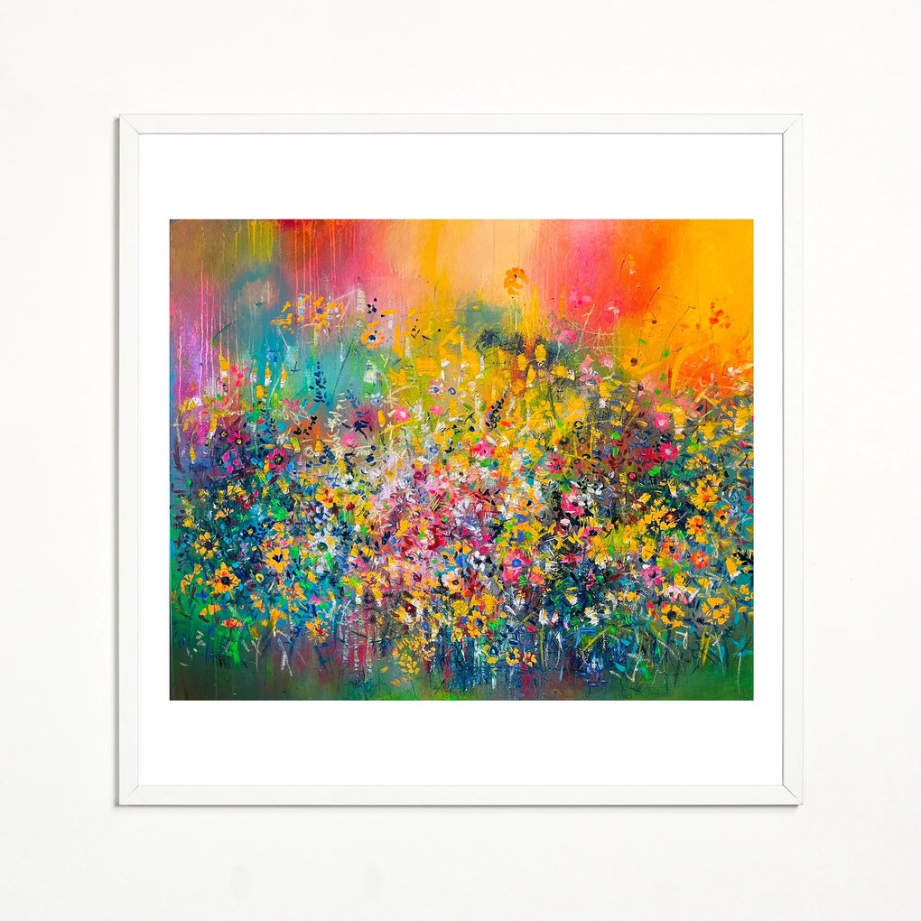 Kati Papp Zemková | Keď slnko zapadá Rám: Bez rámu, Velikost: 40 x 40 cm