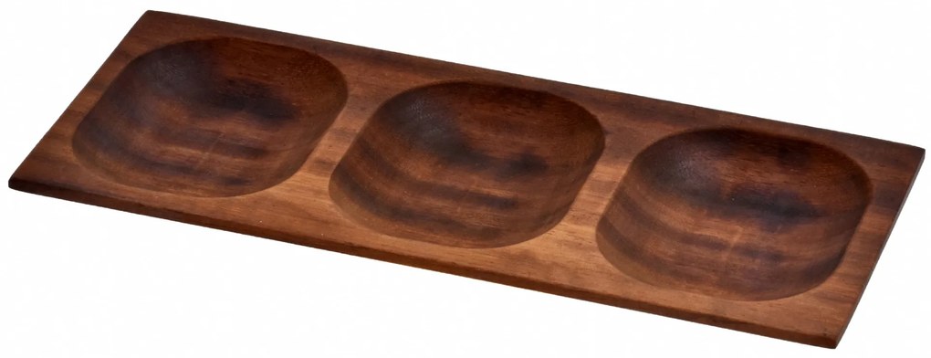 LAVA Metal Lava wood - servírovací miska 15x35 cm