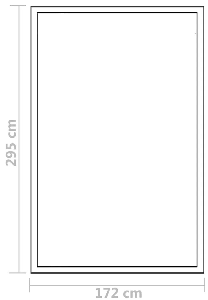 vidaXL Marketos Skleník hliníkový 302 x 190 x 195 cm 11,19 m³