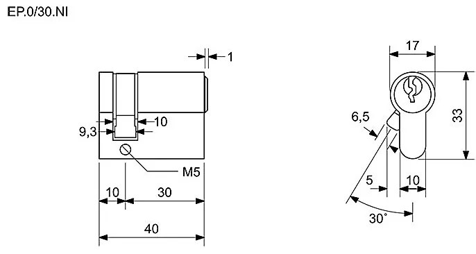 Cylindrická stavební půvložka Richter EURO PLUS RC1, půvložka standartní  0/45 mm