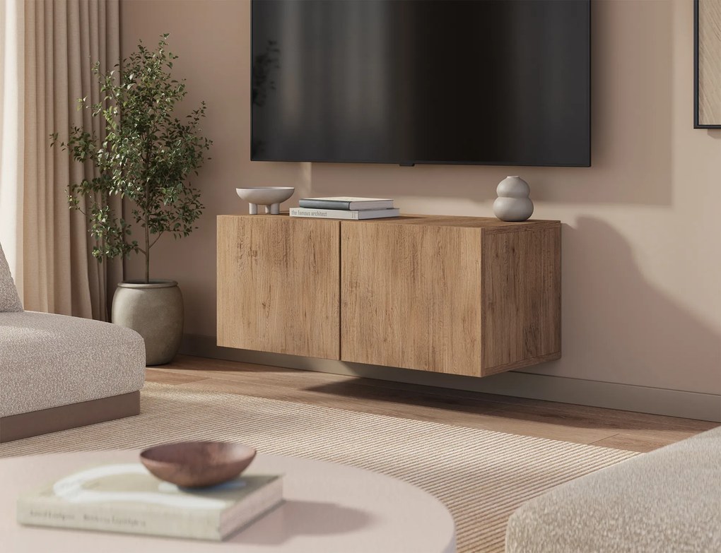 ADRK Furniture Lila Závěsný TV stolek ADRK-RTV-LIL-100-A
