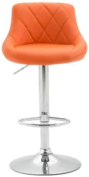 Sada 2 barových židlí Keilani oranžová