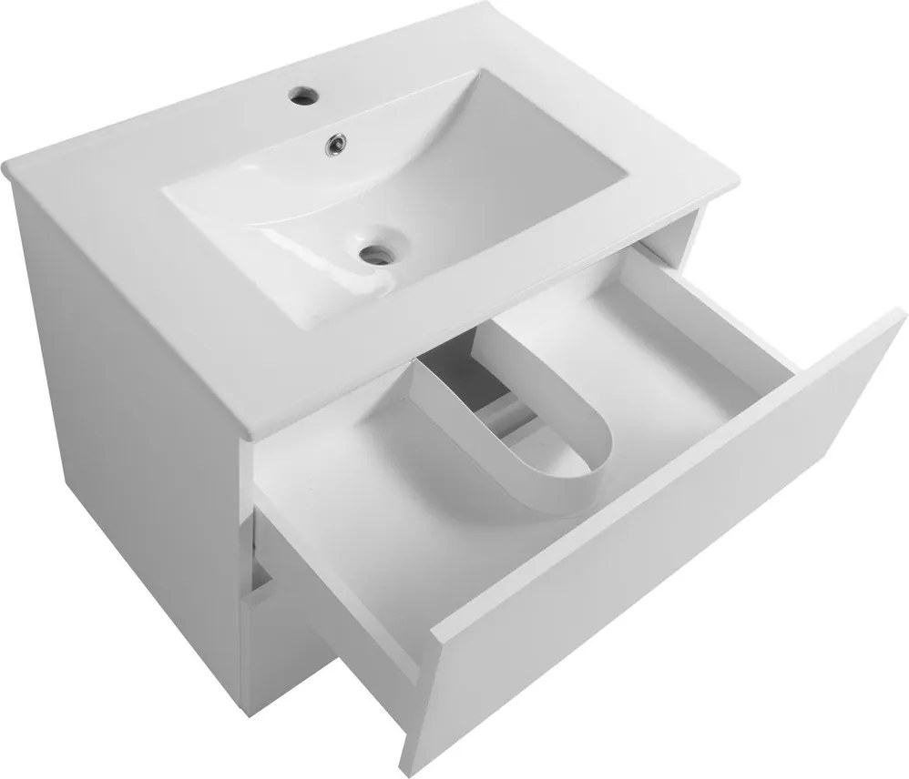 Aqualine Aqualine, PANEDA umyvadlová skříňka 69,5x55x45,2cm, bílá, PN270