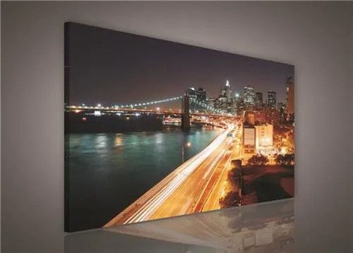 Obraz na plátně Brooklyn Bridge 75 x 100 cm