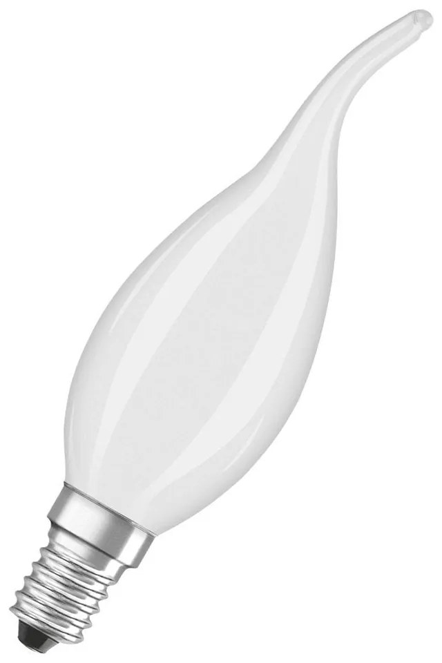 Atypická LED matná stmívatelná žárovka E14 4 W CLASSIC BA, teplá bílá