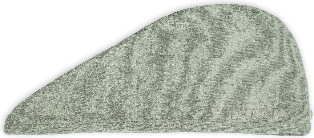Bavlněný froté turban do sauny a wellness Comfort olivový