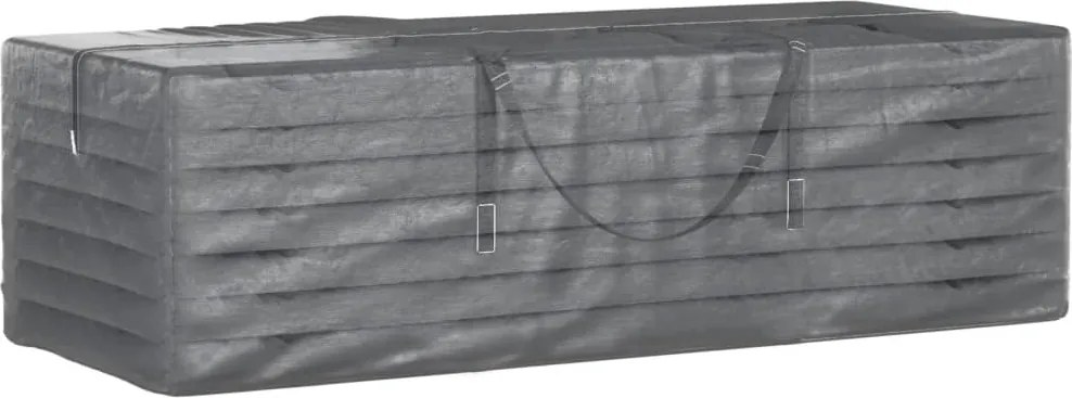 Úložné vaky na zahradní podušky 2 ks černé 135 x 40 x 55 cm PE 3155396