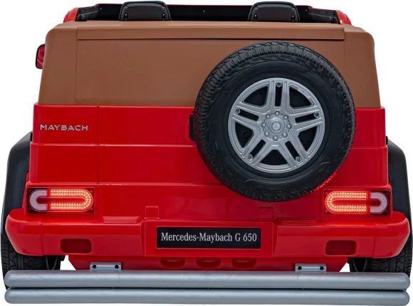 Elektrické autíčko Mercedes Benz MAYBACH G650 STRONG červené