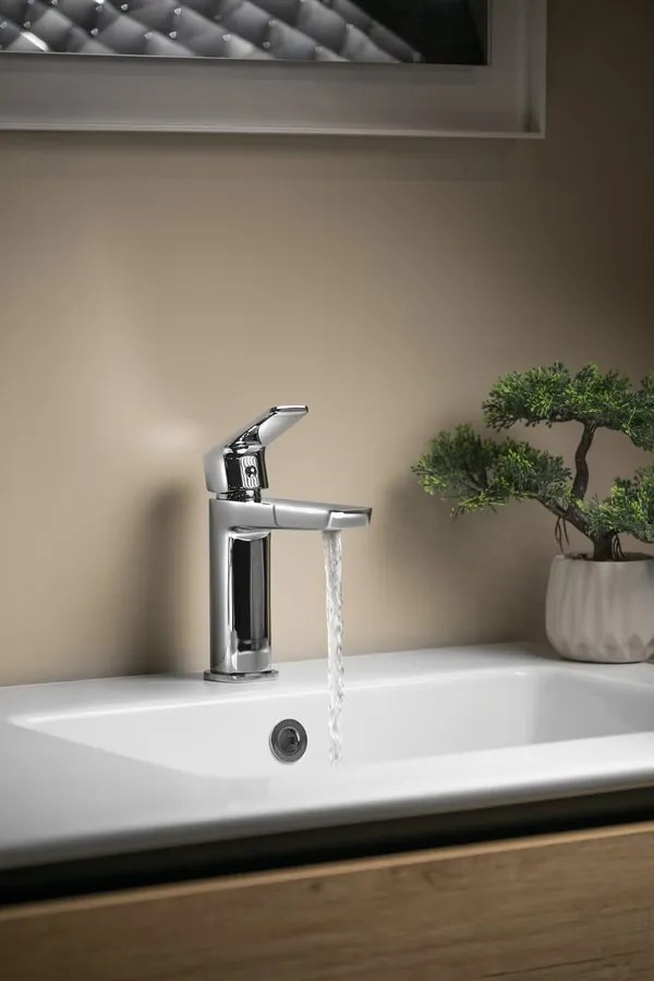Aqualine Flery umyvadlová baterie stojánková páková chrom FY002