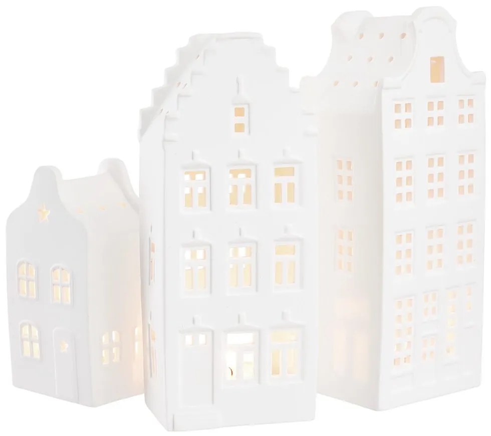 AMSTERDAM Keramický svícen na čajovou svíčku 19 cm