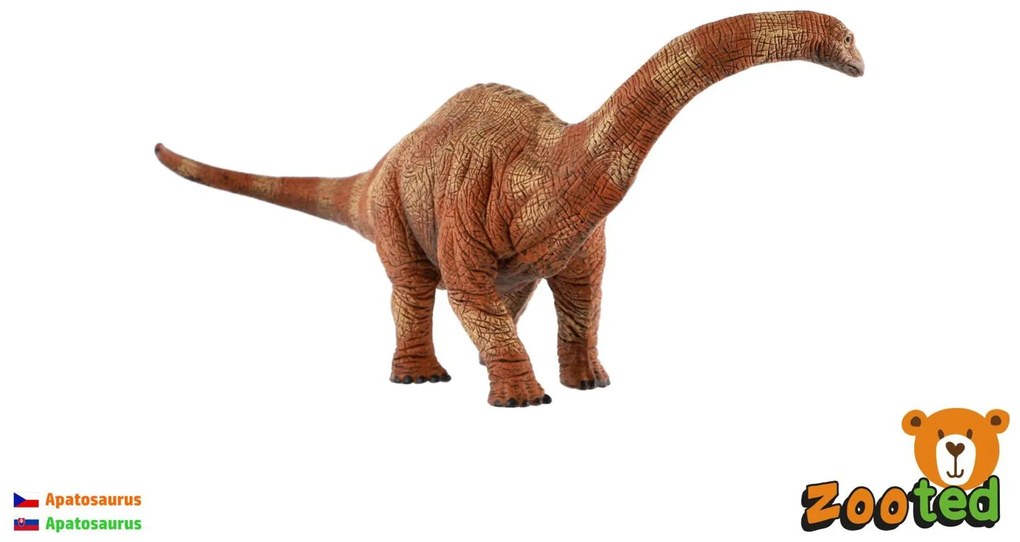 Apatosaurus dinosaurus zooted plast 30cm