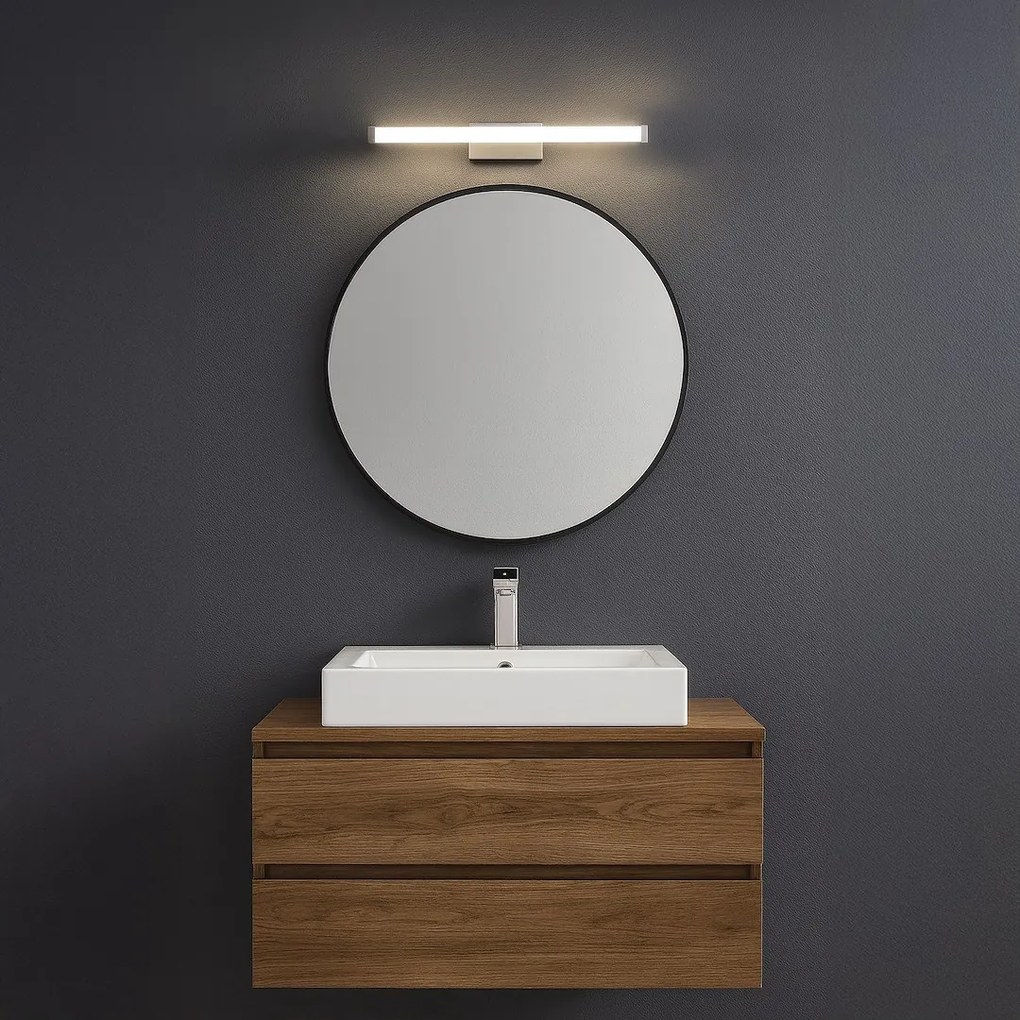 Nástěnné LED svítidlo Mirore, 1x LED 5w, 4000k, (fi 30cm), s