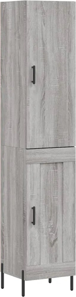 Skříň highboard šedá sonoma 34,5 x 34 x 180 cm kompozitní dřevo 3199119