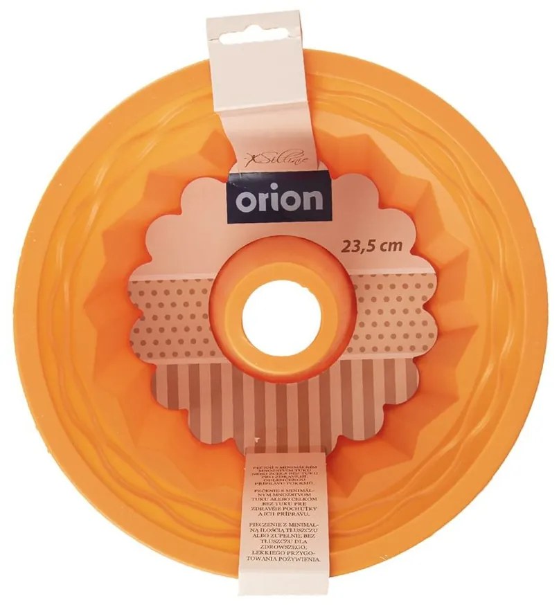 Orion Forma silikon BÁBOVKA 23,5 cm ORANŽOVÁ