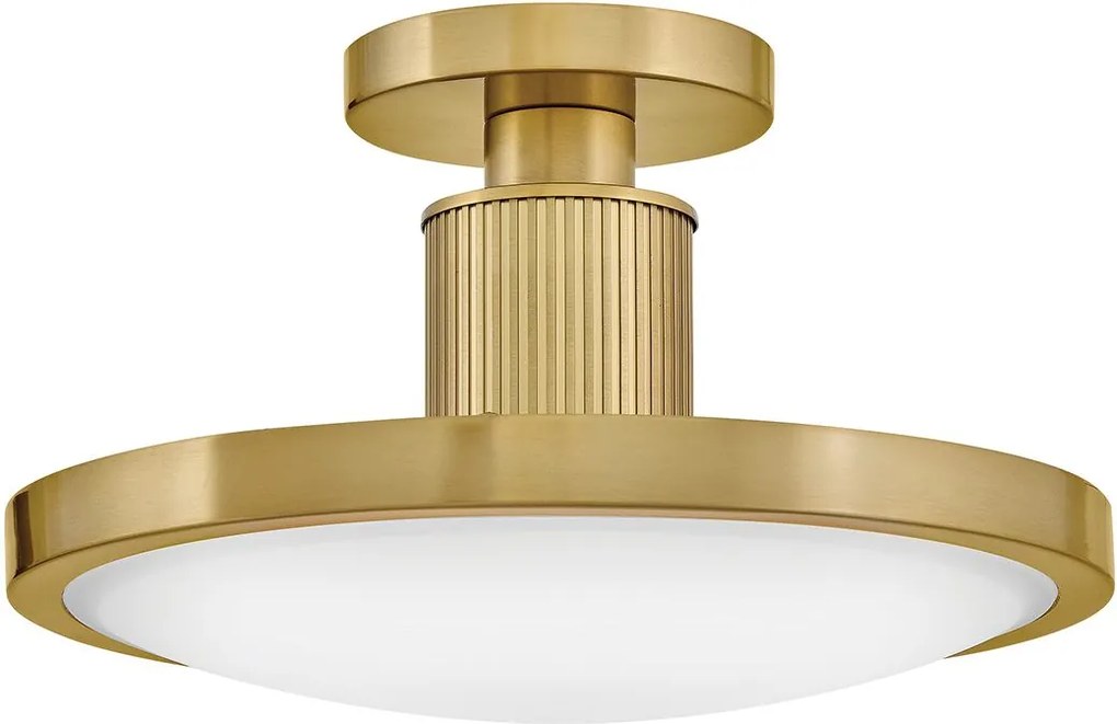Stropní LED světlo Elstead Kieran 32W mosaz 36 cm