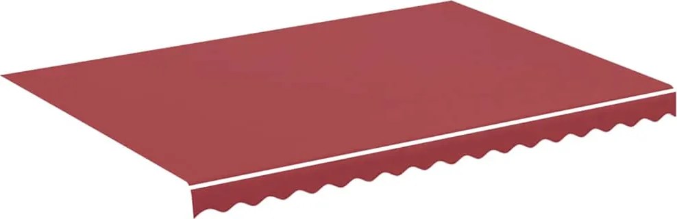 Náhradní plachta na markýzu vínově červená 350 x 250 cm polyesterová 311966