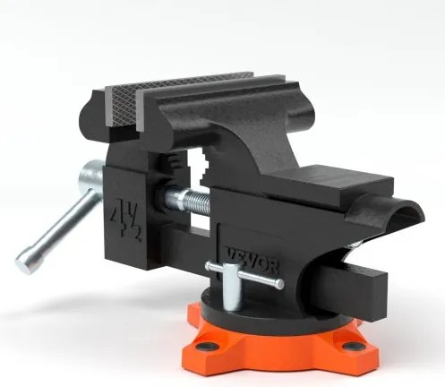 Stolní svěrák, šířka čelistí 11,4 cm, otevírání čelistí 8,4 cm