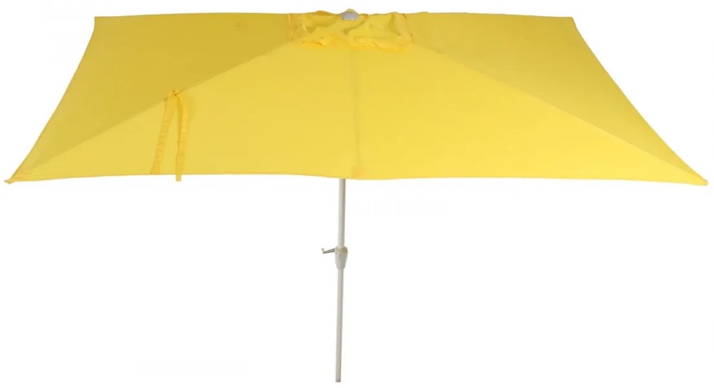 Slunečník N23 2x3m polyester/hliník - žlutá