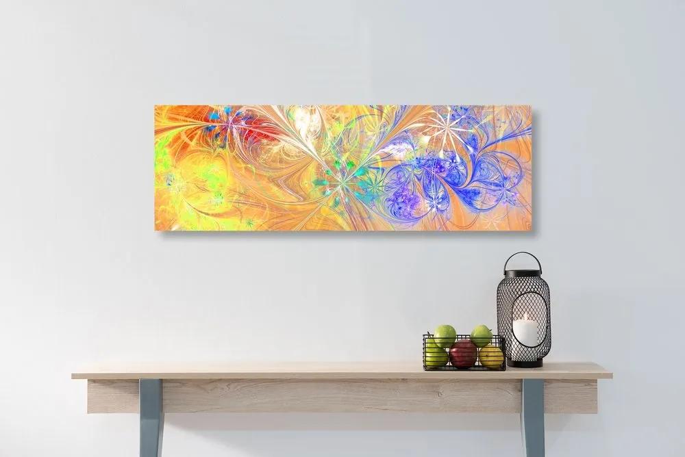 Obraz symfonie barev - 150x50 cm